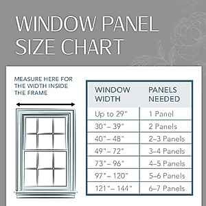 Elrene Home Fashions Avalon Modern Cottage Nature-Inspired Botanical Floral Leaf Print Blackout Linen Blend Window Curtain, 52 in x 84 in (1 Panel), Grey