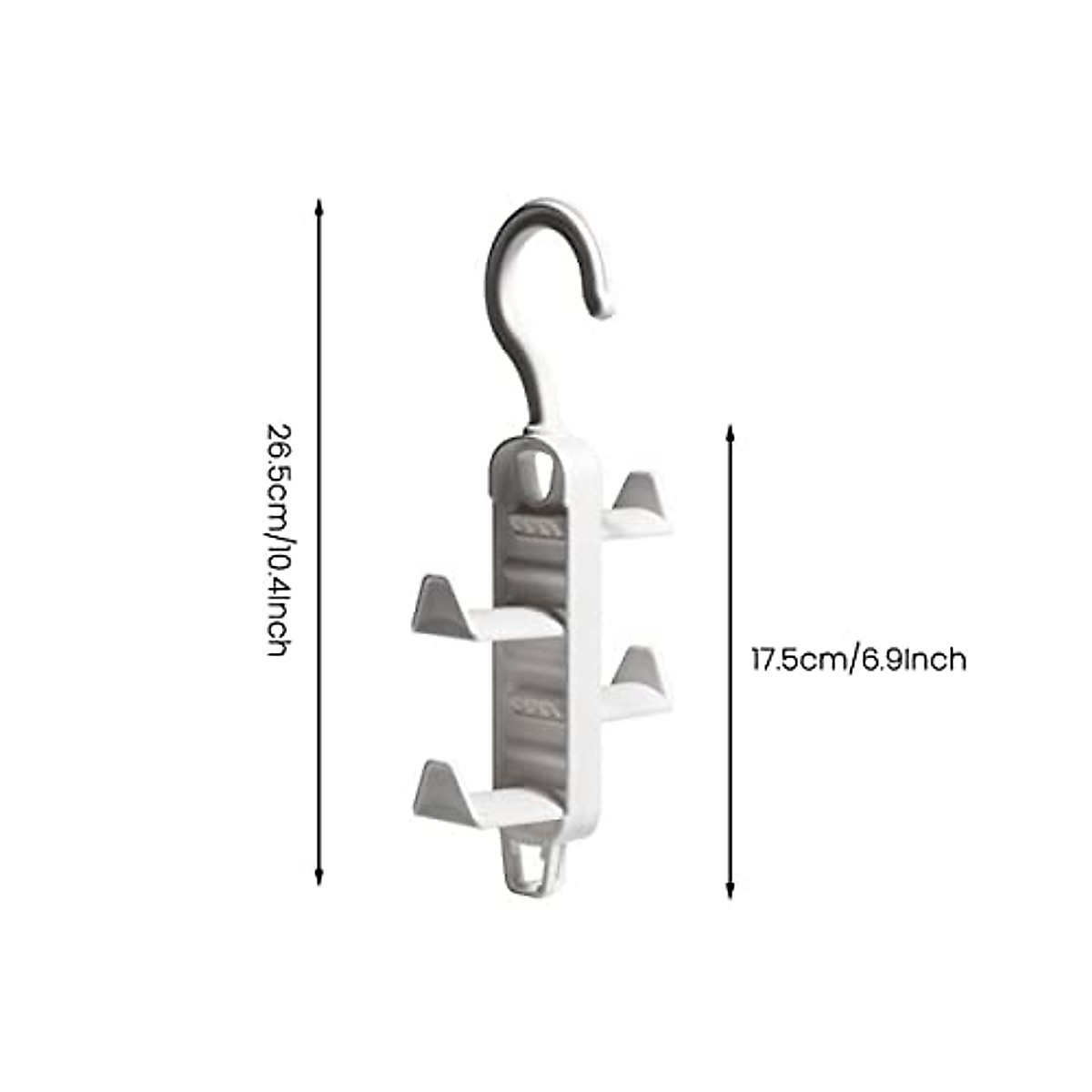 XJ-HOME 3PCS Creative Bags Hanging Scarf Tie Hook, Disassembly Cabinet, Solving Storing Strokes, Magic Space Holding, and a Storage Bag of a Solid Hanging Closet Bag.