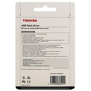 Toshiba 64GB USB 2.0 Flash Disk TransMemory U401 USB2.0 Flash Drive Metal USB Stick ( THN-U401S0640A4 )