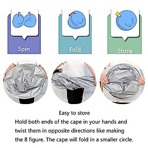 MAFENT Hair Cutting Cape Haircut Cape Barber Cape Hair Catcher Hair Cape Hair Cutting Tools Umbrella Barber Salon Cape Salon Stylist Hairdressing