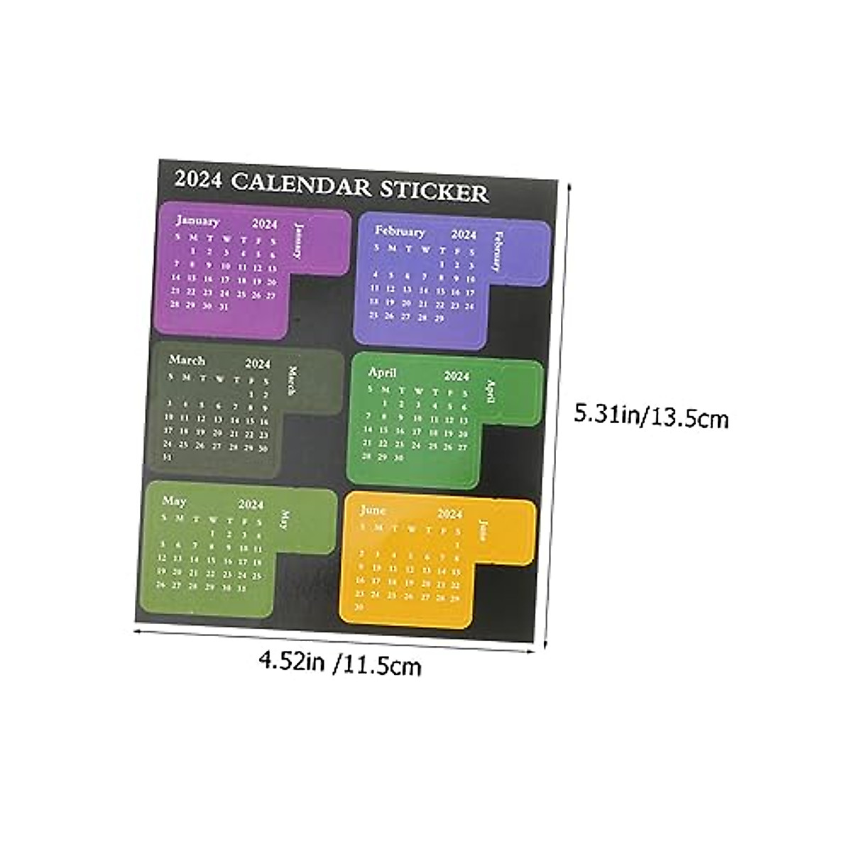 Ciieeo 1 Set Books Calendar Sticker Labels tag School Book tabs Planner Accessories DIY Planner tabs Multi-Function Book tabs Household Planner tabs Adhesive Tape Paper Office Portable