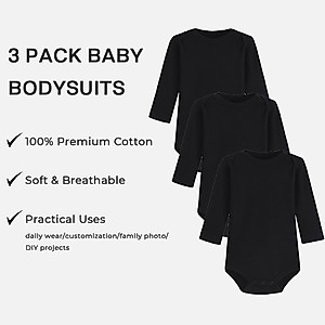 Enfants Chéris Baby Plain Black Bodysuit 6 Months