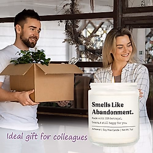 Shqiueos Retirement Gift for Woman Men Lavender Scented Candle, Farewell Gifts for Coworkers, Leaving Gifts for Boss Friends Going Away, Moving Away, Goodbye Gifts for Nurse Teacher