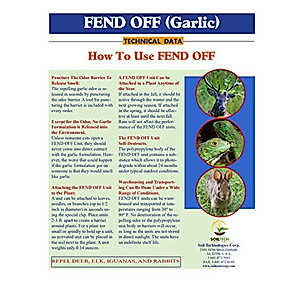 Luster Leaf Products Fend Off DR-50 Deer and Rabbit Repellent Plant Clips, 50pk – Green