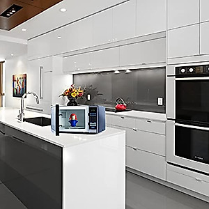 QENJENEM Microwave Cleaner Angry Mama, 2 Pack Mom Microwave Oven Steam Cleaner Easily Clean the Crud in Minutes Using Vinegar and Water for Kitchen, Home with English Manual(blue+green) (green)