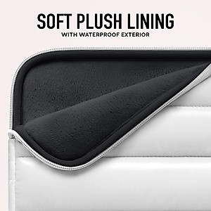 Vandel - The Original Puffy Laptop Sleeve 13-14 Inch Laptop Sleeve. White Laptop Sleeve for Women. Carrying Case Laptop Cover MacBook Pro 14 Inch Sleeve, Macbook Air Sleeve 13 Inch, iPad Pro 12.9