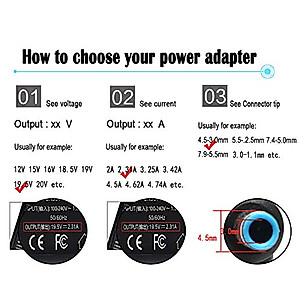 45W Ac Adapter Laptop Charger for HP Stream X360 11 13 14 Laptop Charger 14-ax012ds 14-ax010wm 14-ax020wm 13-c077nr 11-y010wm 11-y010nr 11-d010wm 11-d010nr 11-d011wm Notebook Power Supply Cord