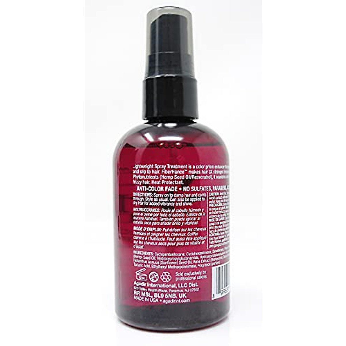 AGADIR Hemp & Red Wine Gloss Spray Treatment, 4 fl. oz.