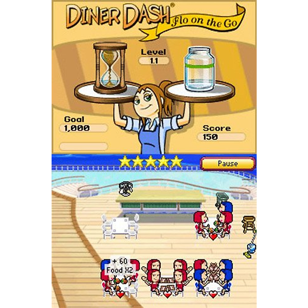 Diner Dash: Flo on the Go - Nintendo DS