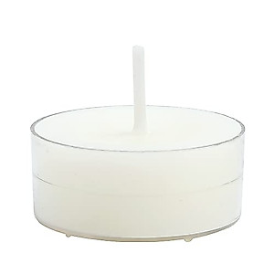 LJQizn 24pcs Natural Soy Tealight Candles Handmade Decorative Unscented Pure Soy Tea Lights（ Perfect for Birthday Party,Wedding, Spa, Home Decor