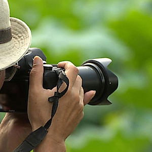 HB-69 Lens Hood Replacement with Lens for Nikon AF-S DX 18-55mm f/3.5-5.6G VR II D3200 D3300 D5200 D5300 Lens