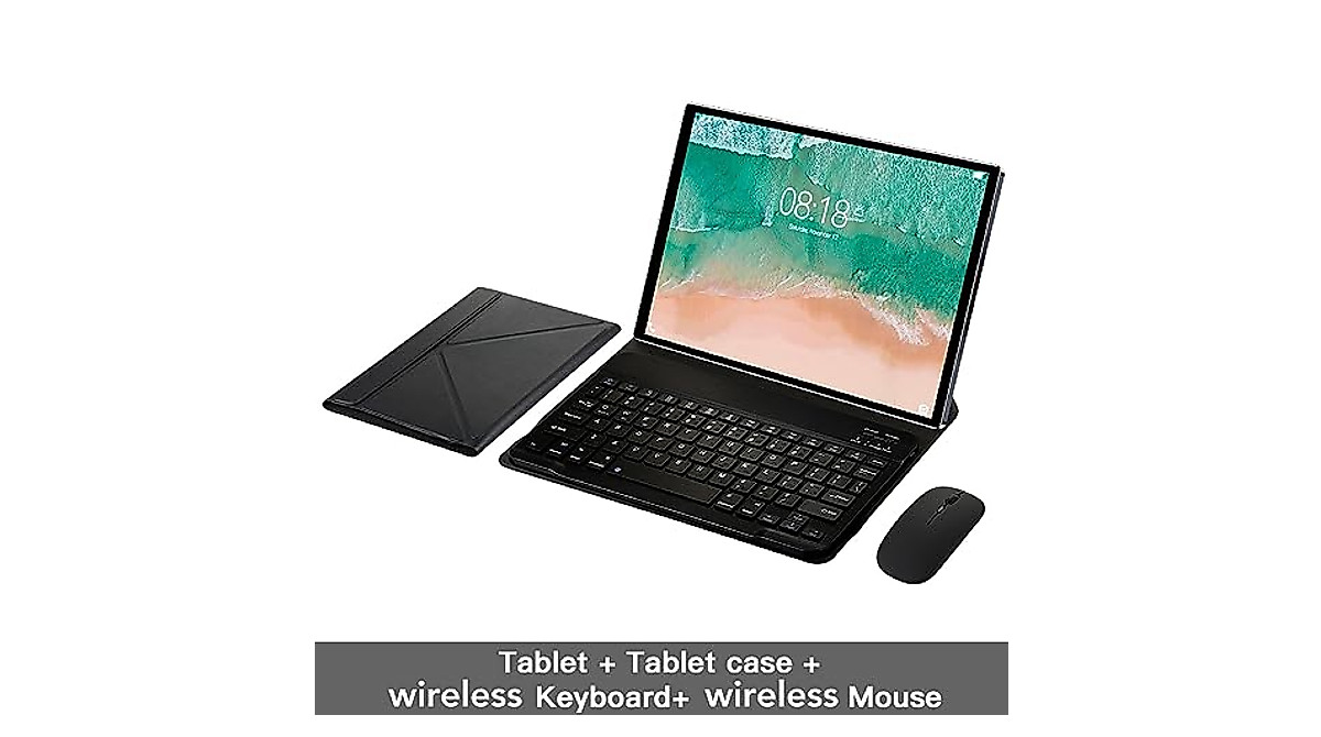 Honio Tablet, 6GB 128GB US Plug 100‑240V 5GWiFi 1960x1080 2-in-1 Study ...