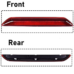 Rear Center Third 3rd Brake LED Light High Mount Stop Light Lamp Fits for 2015-2020 Ford Transit 150 Transit 250 Transit 350 350 HD