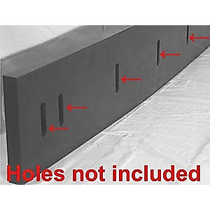 Surface Saver Polyurethane Snow Plow Blade Cutting Edge 72" (1.5"x6")