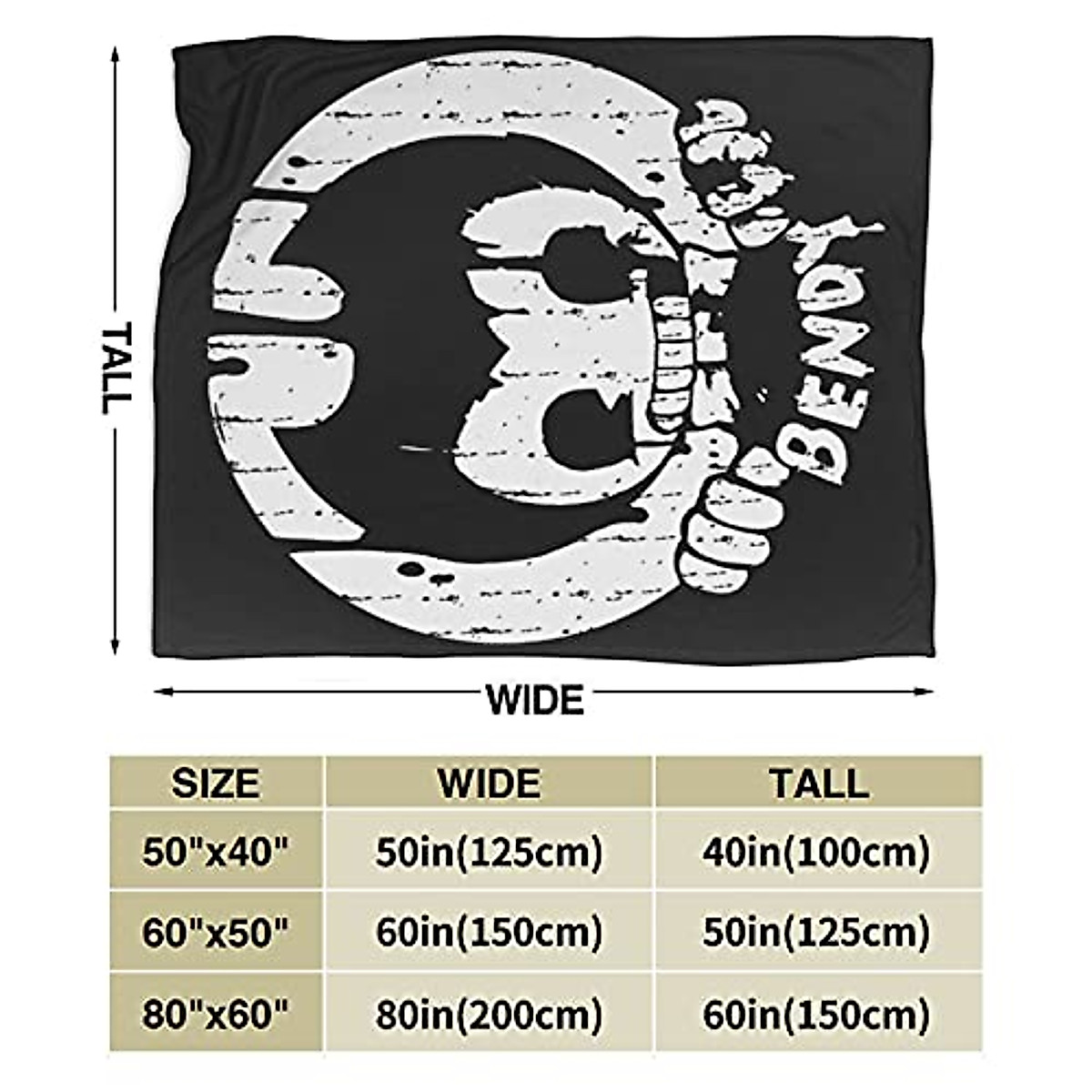 WOLOISO Winter Flannel Blanket Ultra-Soft Comfortable Throw Blanket for Bed Sofa All Season 50 x 60 Inch