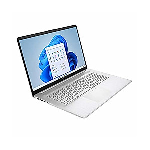 HP 2021 17.3" FHD IPS 250 Nits Laptop Computer, Intel Core i5-1155G7 Processor, 32GB RAM, 2TB HDD+ 2TB SSD, Backlit Keyboard, Intel Iris Xe Graphics, HD Webcam, HD Audio, Win11, Silver, 32GB USB Card