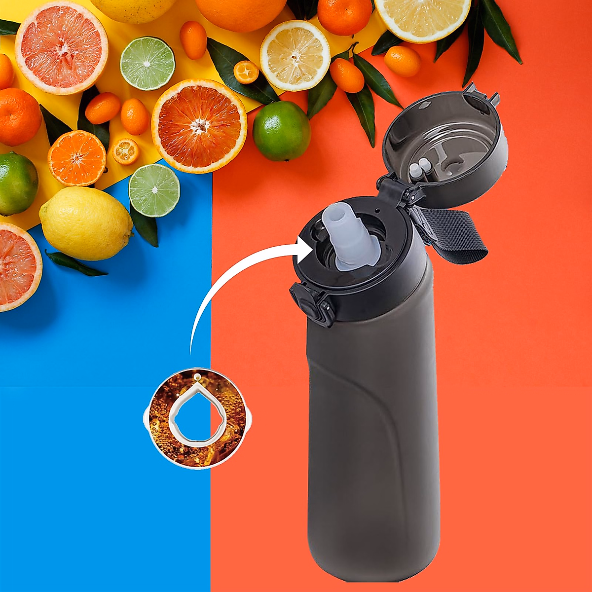 mozigena Compatible with air up Water Bottle pod Set Pack,Compatible with air up Bottle Flavour Pods, Flavored Fruit Taste Pods Bottle, 0 Sugar, 0 Calorie For Fitness Outdoor School (20 Flavors)