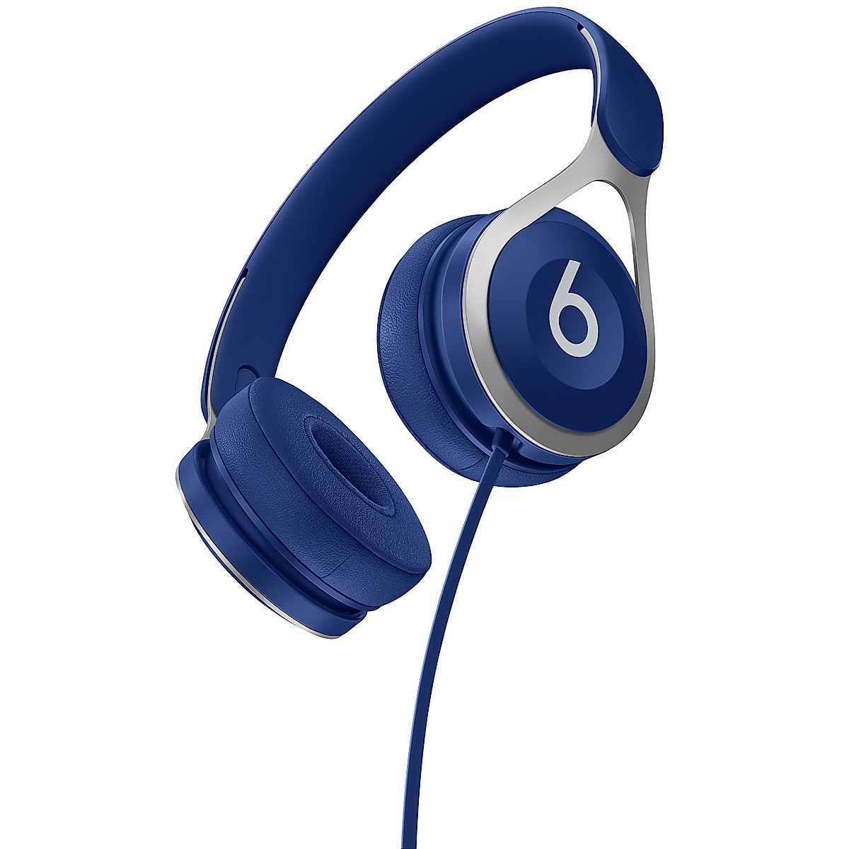 Beats Ep Wired On-Ear Headphones - Battery Free for Unlimited Listening, Built in Mic and Controls - Blue