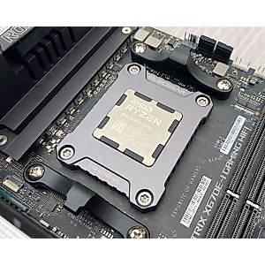 ElecGear AMD CPU Contact Frame for Ryzen 7000 Zen4 Series, Aluminum Mod ILM for AMD AM5 LGA1718 Socket, Replacement CPU Fixing Buckle with Thermal Paste Guard