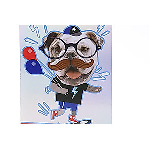Hallmark Birthday Card for Kids with Mustache Stickers (No Disguising Your Awesomeness)