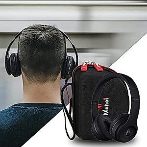Mchoi Headphone Protable Case Fits for Beats Solo3 / Beats Studio3 / Beats Solo2 / Beats Solo Pro Bluetooth Wireless On-Ear Headphones, Case Only