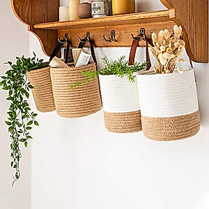Goodpick Woven Hanging Basket Set (Set of 2)