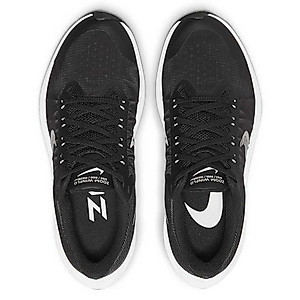 Nike Women's Sports Running, Black White Dk Smoke Grey Lt Smoke, 8.5