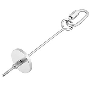 Yosoo Health Gear Bird Skewer, Bird Food Holder, Stainless Steel Fruit Vegetable Stick Holder Foraging Toy, Hanging Bird Cage Toy for Parakeet Cockatiel Conure Lovebirds Cockatoo (S)
