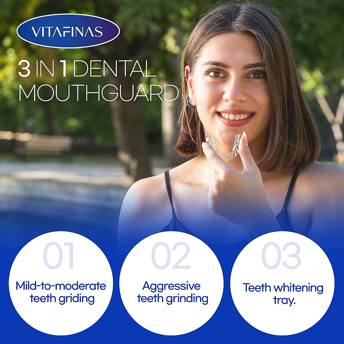 Mouth Guard for Grinding Teeth, Moldable Dental Guard, Professional Mouth Grinding Guard, Night Guard Comfortable Custom Mold for Clenching, Bruxism, Whitening Tray & Sports Guard (6Pack, 2 Sizes)