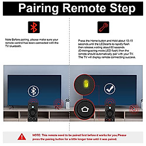 Replacement Voice Remote Control Requires Compatible with Amazon Smart TV Omni Series/ 4-Series/Omni QLED Series, Applicable for Insignia Smart TV/Applicable for Toshiba Smart TV