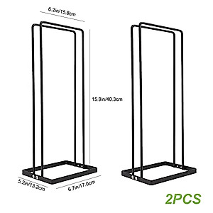 Hanger Organizer Holder, 2Piece Hanger Stacker for Laundry Room Closet Dry Cleaning Room, Hanger Storage Rack for Adult or Kids Hangers