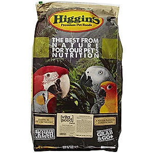 Higgins 466145 Vita Seed Parrot Food For Birds, 25-Pound