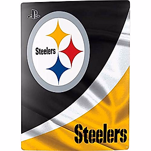 Skinit Decal Gaming Skin Compatible with PS5 Console - Officially Licensed NFL Pittsburgh Steelers Design