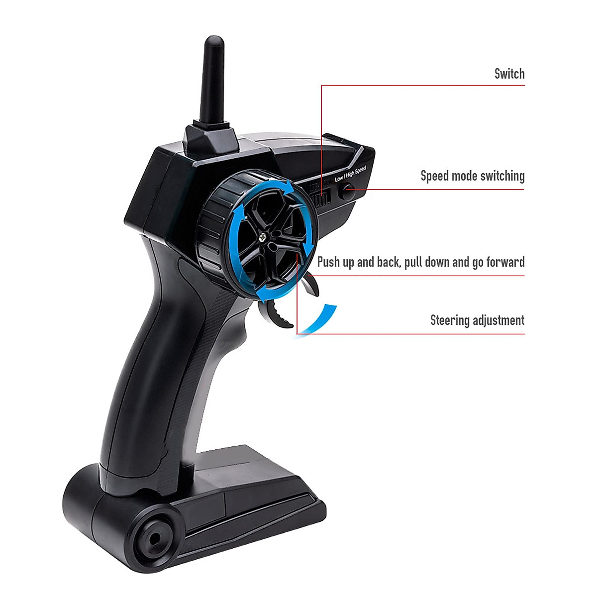 RC Car,S801/s802 1/32 2.4G 20km/h Mini High?Speed Drifting Remote Control Car Terrain Trucks for Childrens(Green) Full Car Toy Series