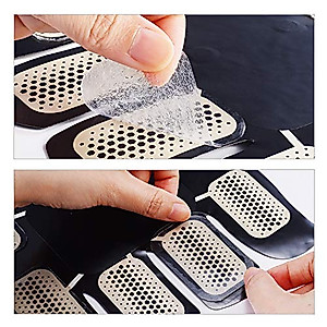 UYGHHK 50 Pcs/25 Pack Gel Pads for Abs Stimulator Ab Trainer Replacement Gel Sheet for EMS AB Stimulator Gel Pad for All Abdominal Belts Muscle Stimulator Ab Toner