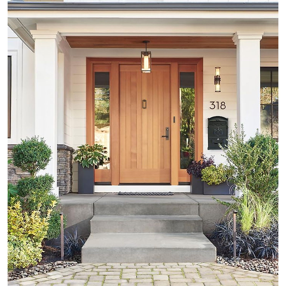 Fine Art Lighting Locked Aluminum Mailbox, Multi-Colored