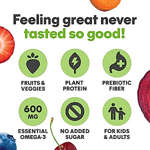 Noka Superfood Fruit Smoothie Pouches Variety Pack, Healthy Snacks with Flax Seed, Plant Protein and Prebiotic Fiber, Vegan and Gluten Free Snacks, Organic Squeeze Pouch, 4.22 oz, 6 Count