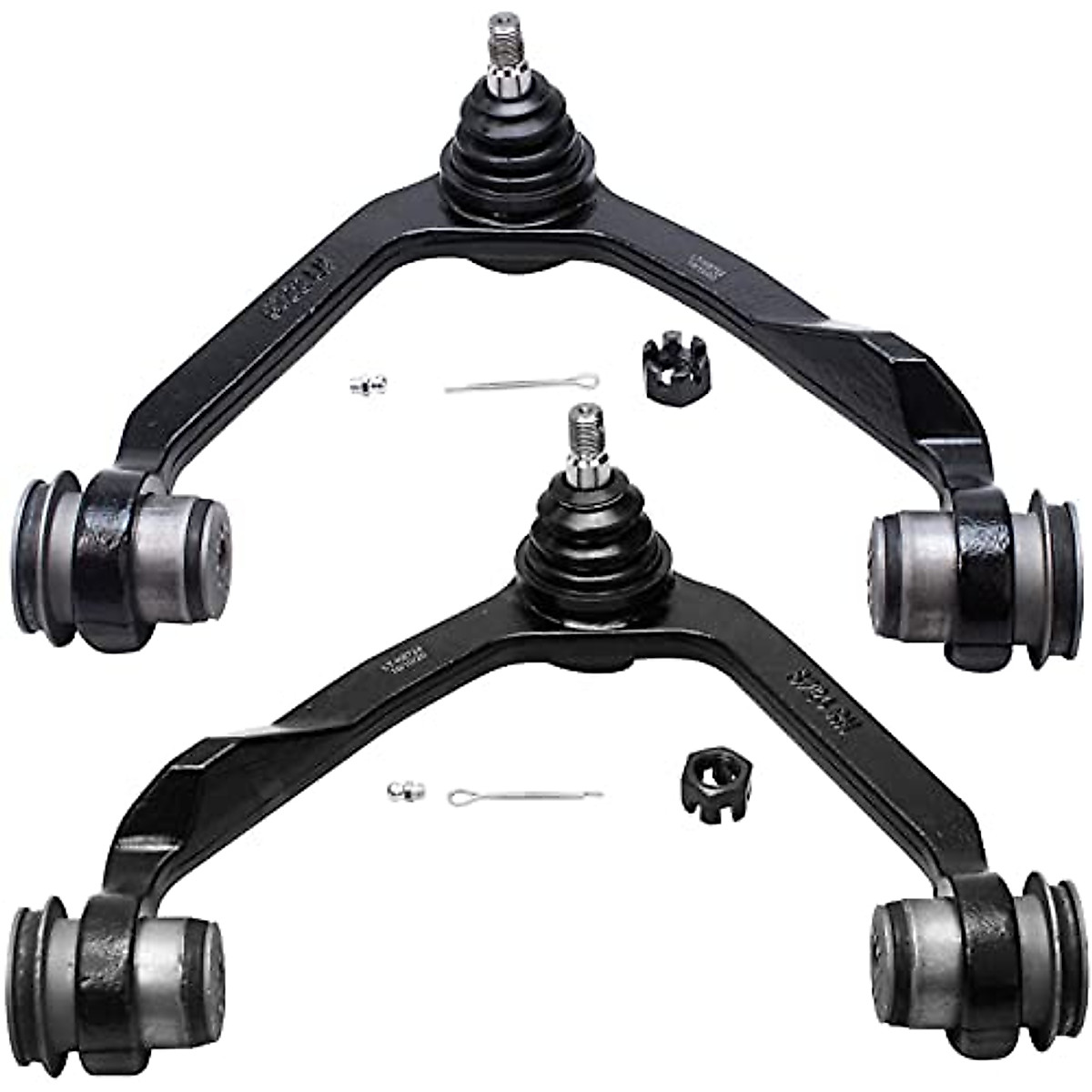 Detroit Axle - Front 4pc Suspension Kit for 4WD Ford F-150 F-250 Expedition Lincoln Navigator, 2 Upper Control Arms with Ball Joints 2 Lower Ball Joints Replacement