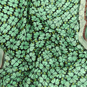 St. Patrick's Day Scarf Shamrock Scarves Shawl Irish Theme Scarfs for Women Holiday Green Clover Print