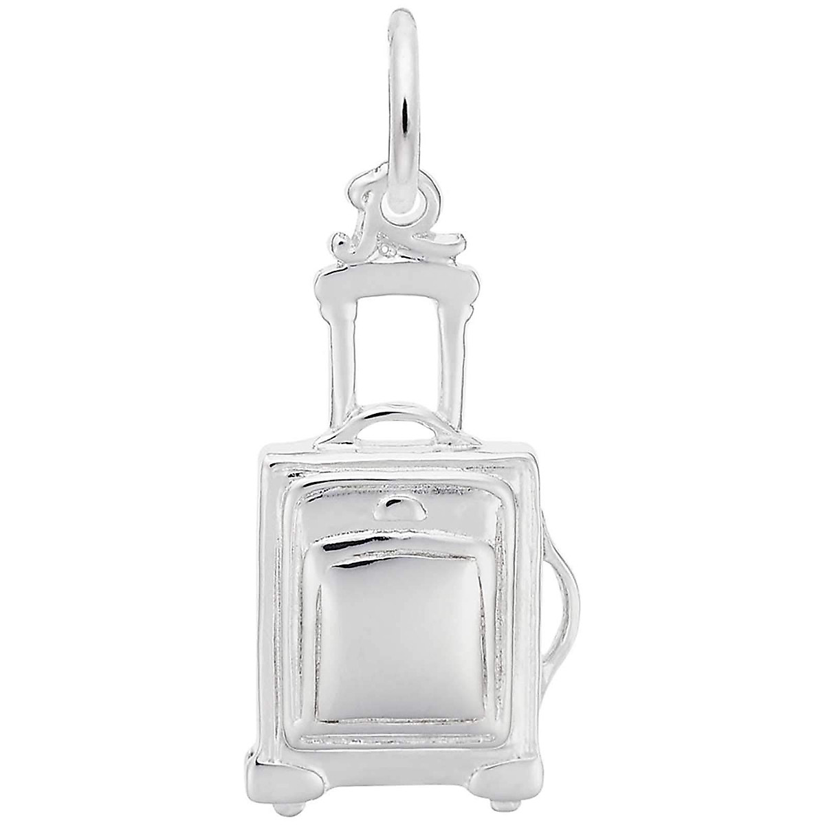 Rembrandt Charms Suitcase Charm, Sterling Silver