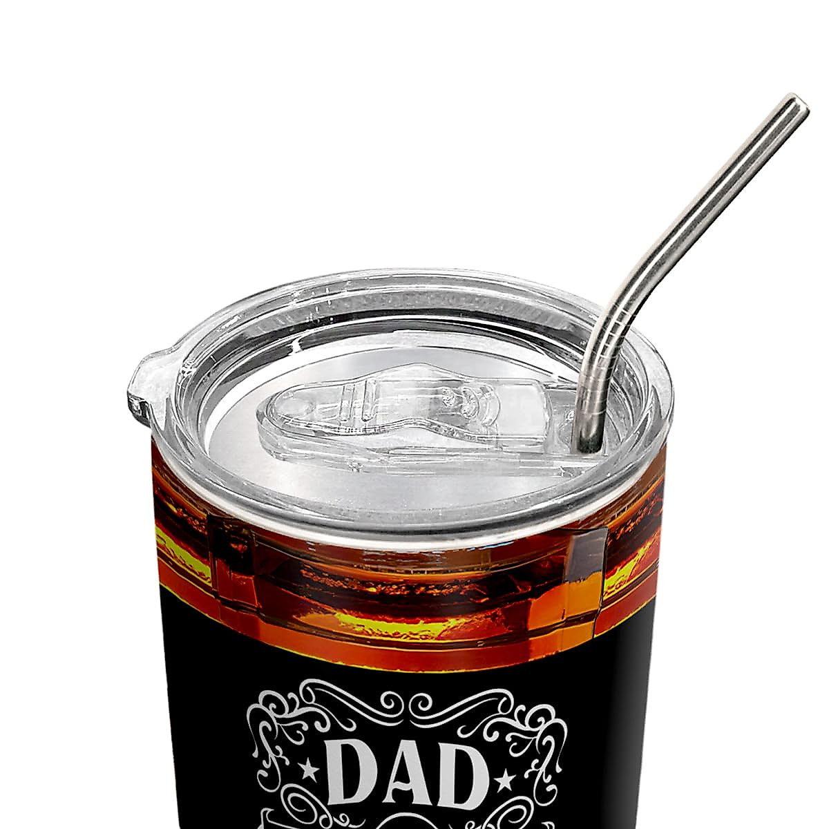 20oz Valentines Day Gifts for Him, Unique Birthday Gifts for Men, Dad, Son, Husband, Fathers Gifts, Father Man Myth Legend Dad Tumbler Cup, Travel Coffee Mug with Lid