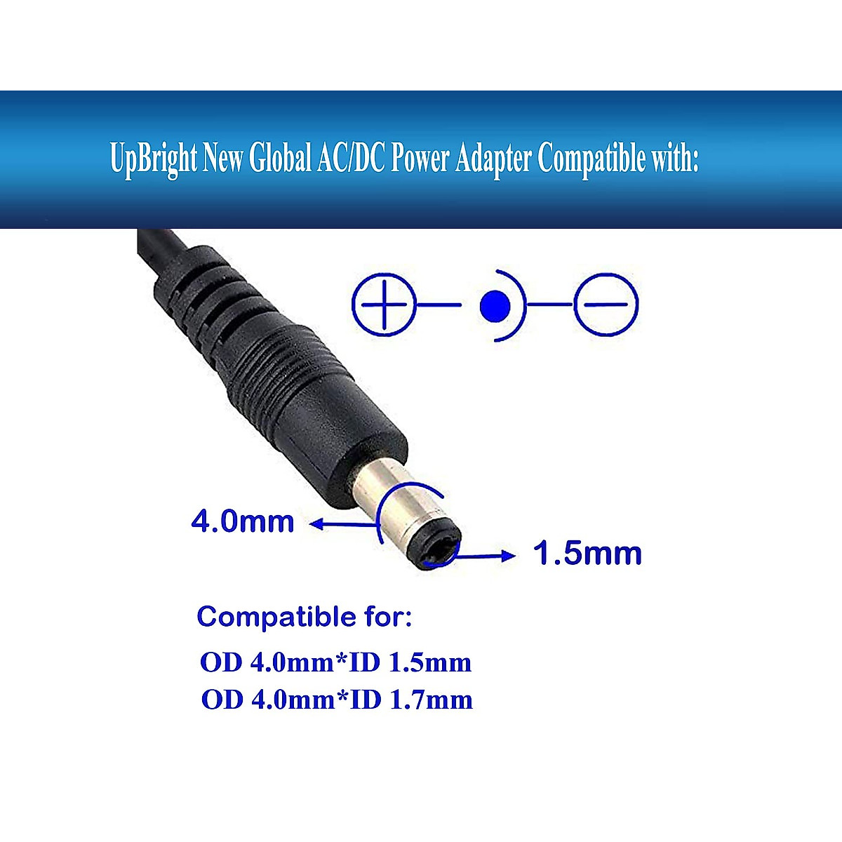UpBright 5V 4A AC/DC Adapter Compatible with Kensington K33970 M01166 SD3000v K33970US K33970EU K33972 M01167 SD3500v K33972US USB 3.0 SuperSpeed Dock Docking Station 5VDC 4.0A Power Supply Charger