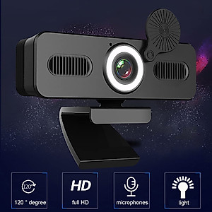 UXZDX CUJUX Webcam Webcam Web Camera with Microphone Web Cam for Pc Computer Laptop Video Mini Camera with Webcam Cover (Size : X-Large)