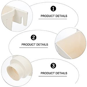 DOITOOL Gutter Downspout Adapter Universal Rainwater Gutter Downspout Outdoor Downspout Drainage Connector for Gutter Downspout Extensions (10.41x8.25x5.82 Inch)