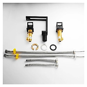 Art Design Bathroom Faucet Cold and Hot Deck Mounted Tap All Brass Dual Handles Basin Tap Bathtub Faucet,kitchen sink faucet