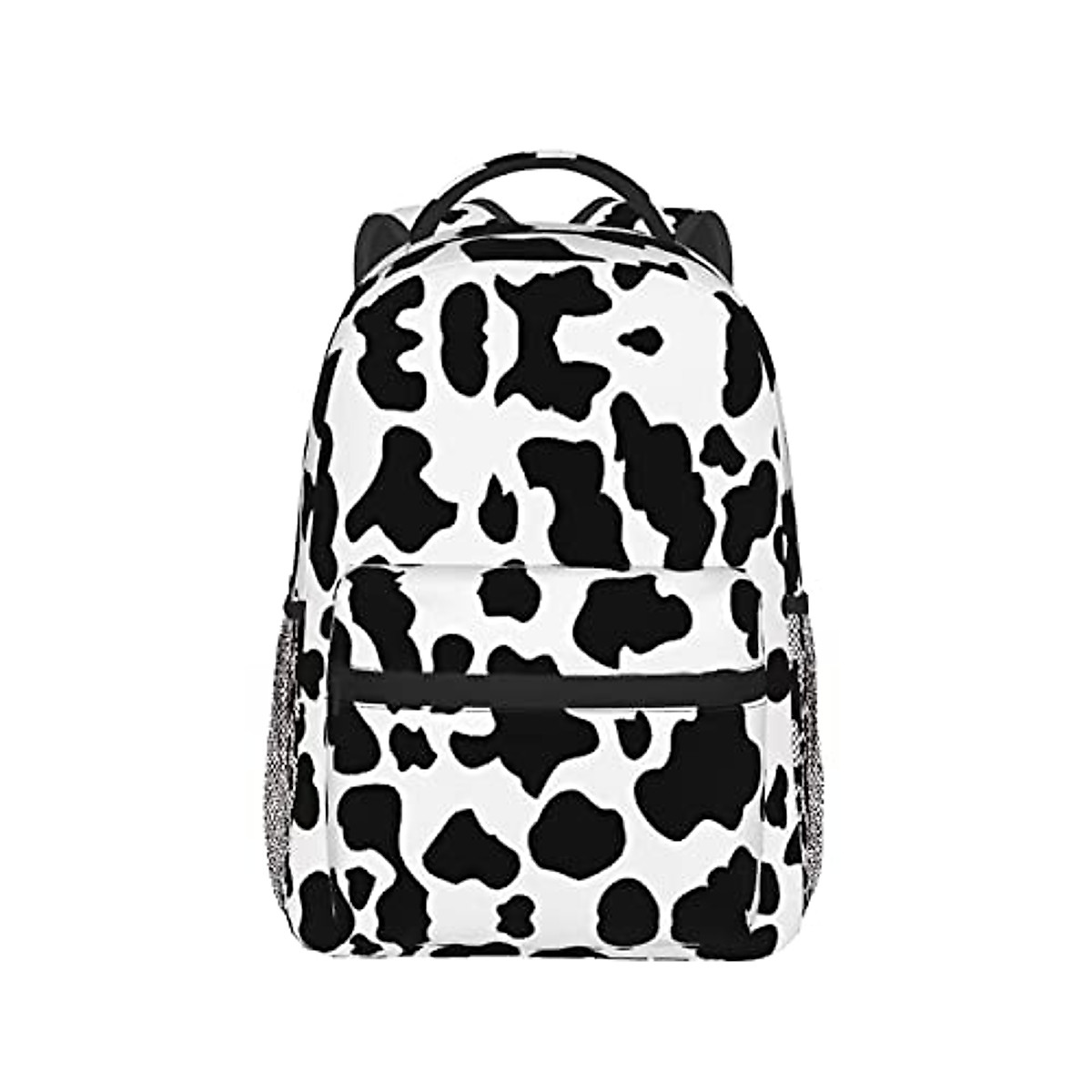Gelxicu Cute Cow Print Backpack for Teen Girls Boys Cow Print Backpack Travel Bookbag Laptop Casual Daypack