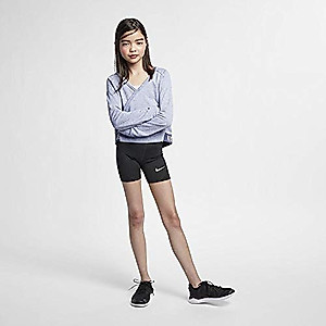 NIKE Children's Pro, Black/Black/Black/White, M