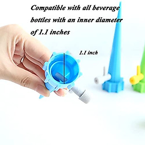 ARTEM Plant Waterer Self Watering Spikes System Automatic Vacation Drip Irrigation Watering Devices with Slow Release Control Valve Switch for Garden Plants Indoor & Outdoor (12 Packs)