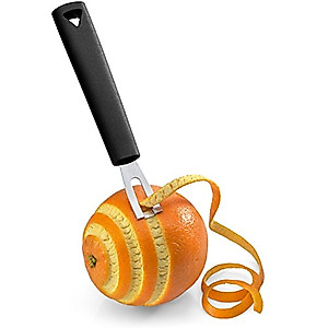 triangle Channel Knife - Rectangular Stainless Steel Blade - Fruit & Vegetable Carving Tool for Garnishing - Dishwasher Safe - Made in Germany