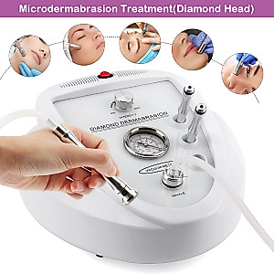 Yofuly Diamond Microdermabrasion Machine, 65-68cmHg Suction Power Professional Dermabrasion, Home Use Facial Skin Care Equipment